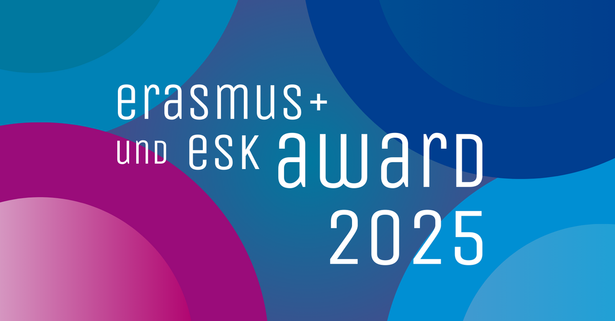 Bewerben Sie sich jetzt für den Erasmus+ und ESK Award 2025 „Mobilität ...